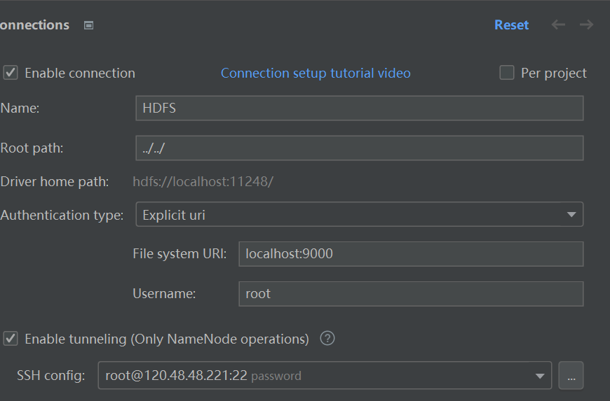 big data tools连接远程服务器上的HDFS等部件_idea bigdatatools 连接hdfs-CSDN博客