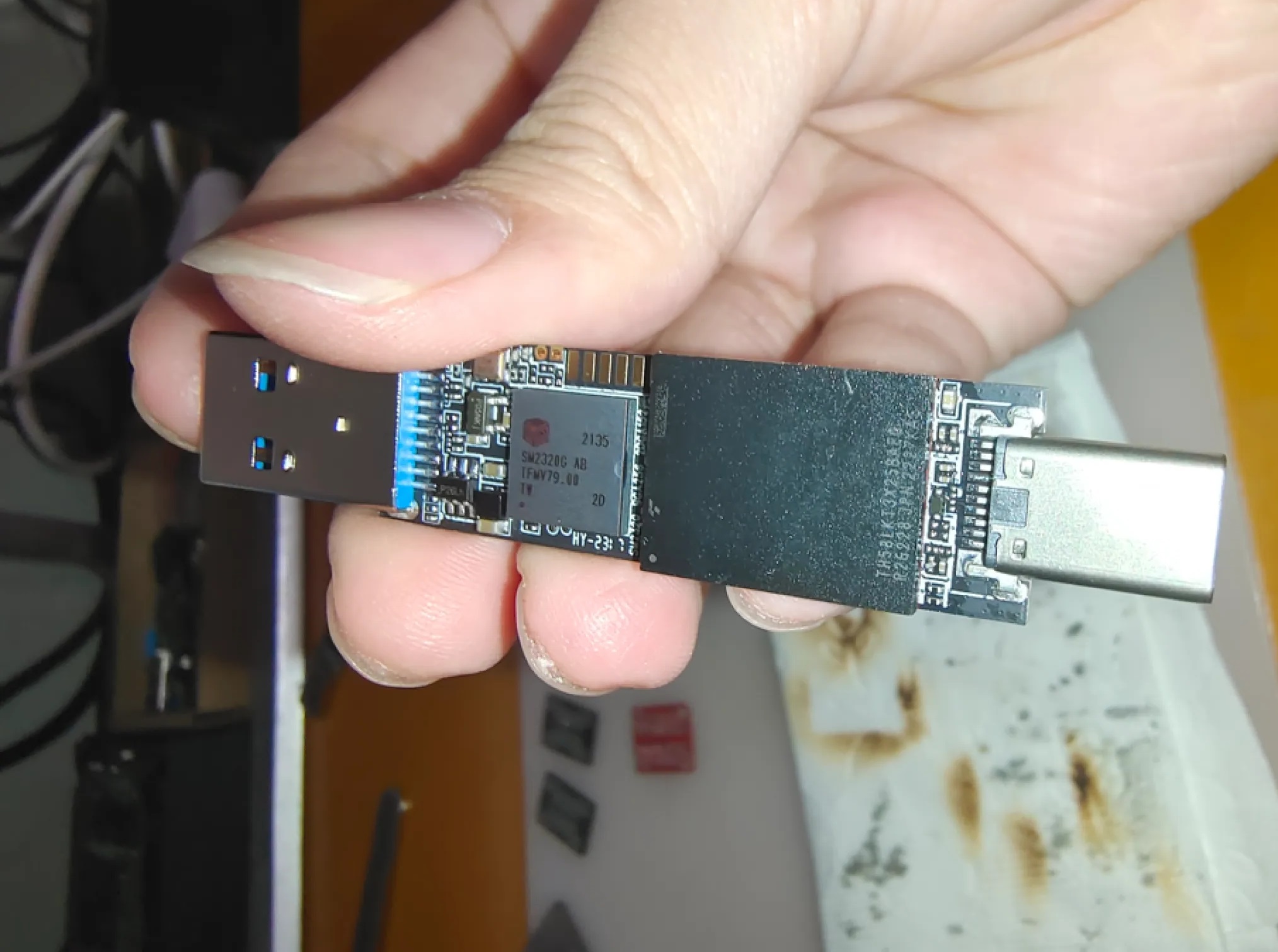 SM2320量产工具分享，晒一下DIY的SM2320 2TB BiCS5直写不掉速固态U盘，SM2320量产开卡简略教程-CSDN博客