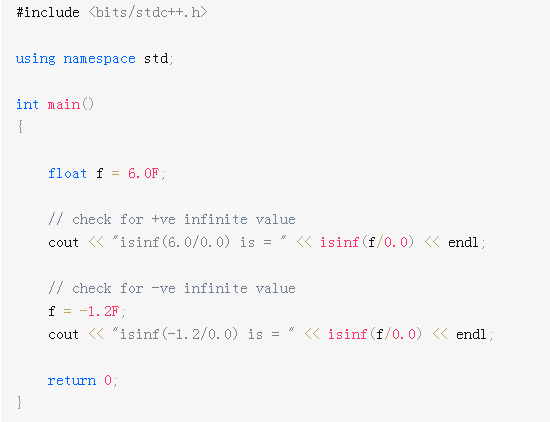 Cc编程笔记：c 中的 Isinf 函数丨如何判断元素无限大？cisinfabsvalue Csdn博客 