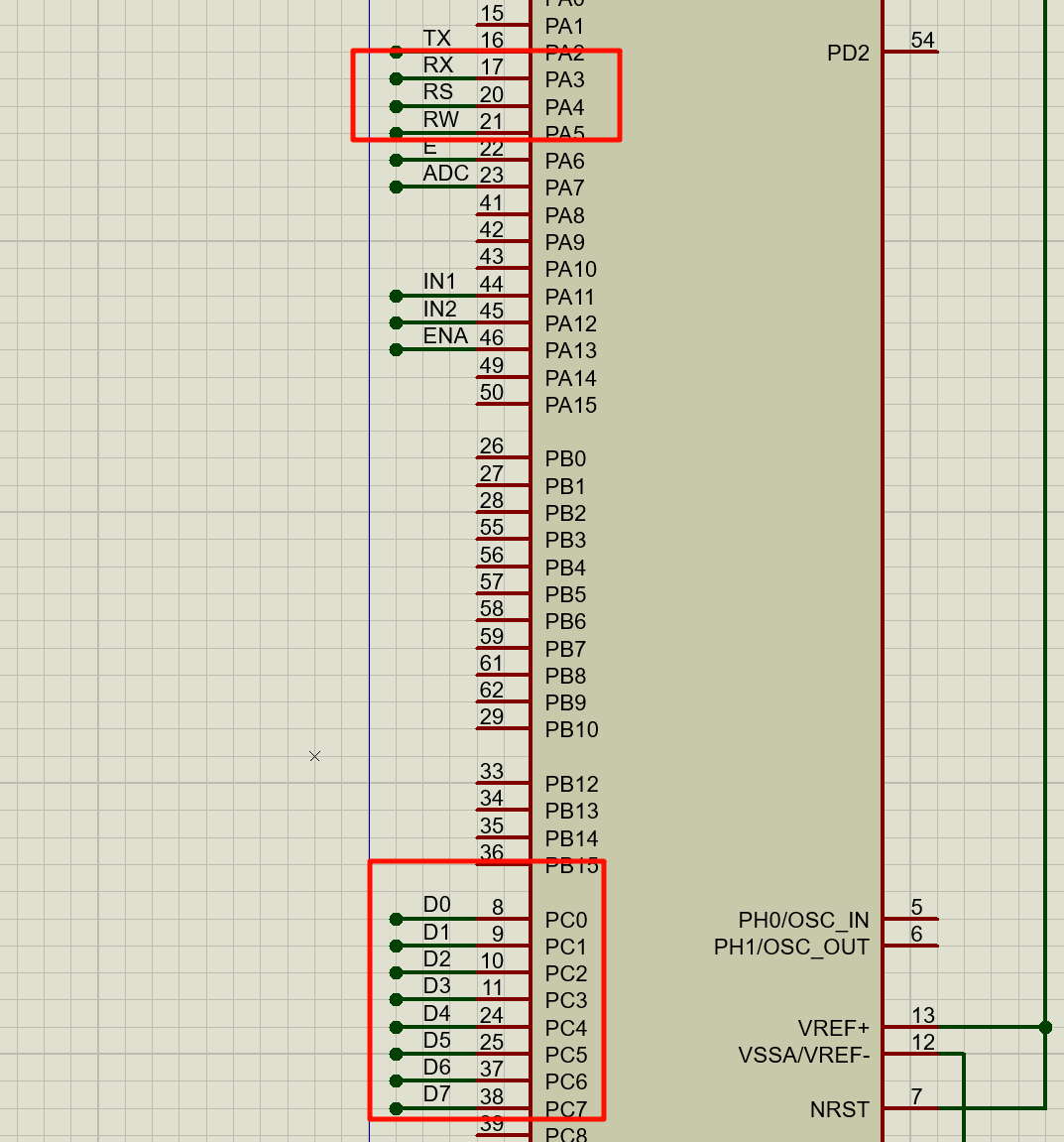 基于proteus的stm32f401re的仿真--西安电子科技大学大二微控制器个人项目温度检测控制仿真系统_proteus stm32f401-CSDN博客