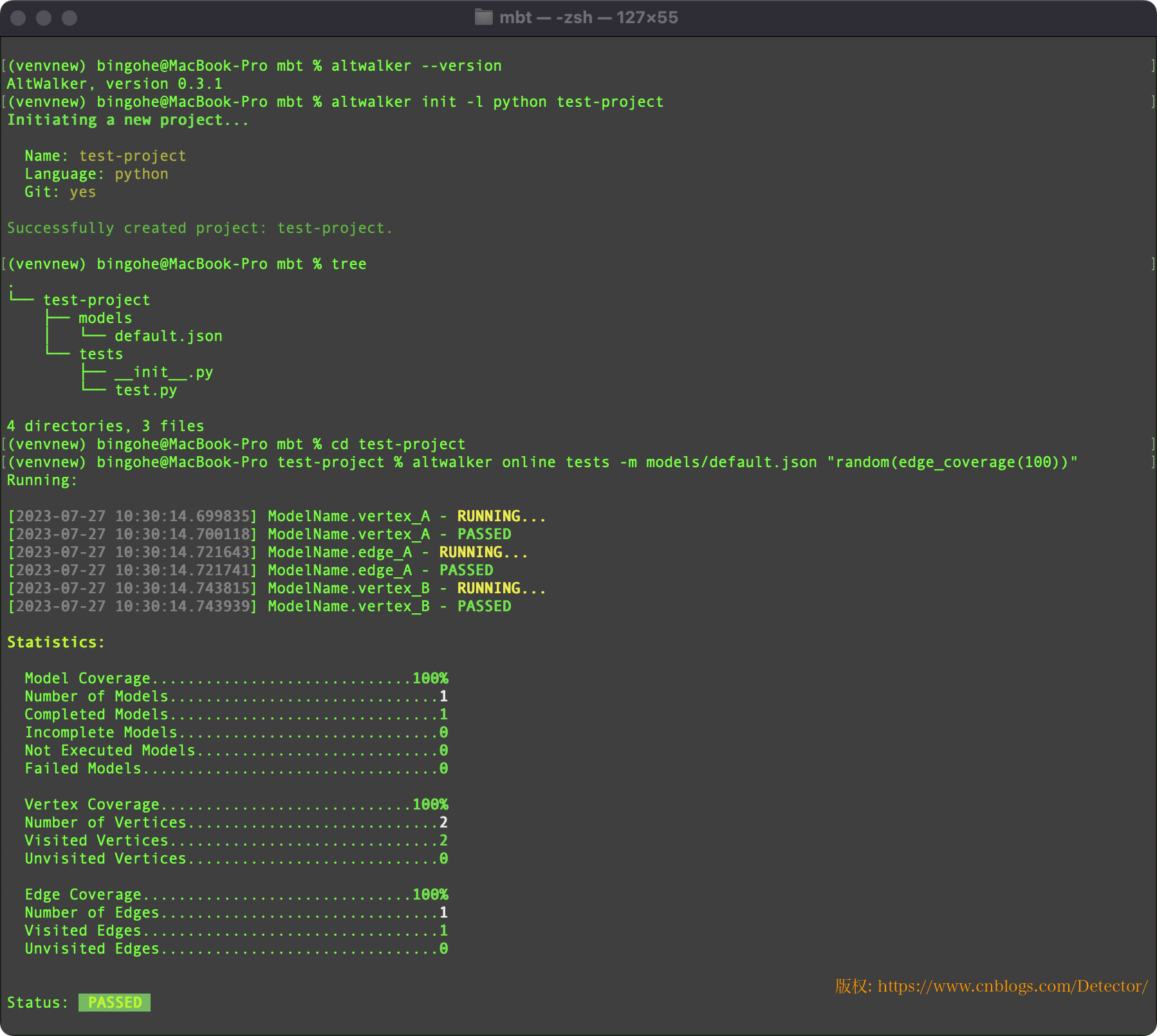 【AltWalker】模型驱动：轻松实现自动化测试用例的生成和组织执行_模型驱动测试-CSDN博客
