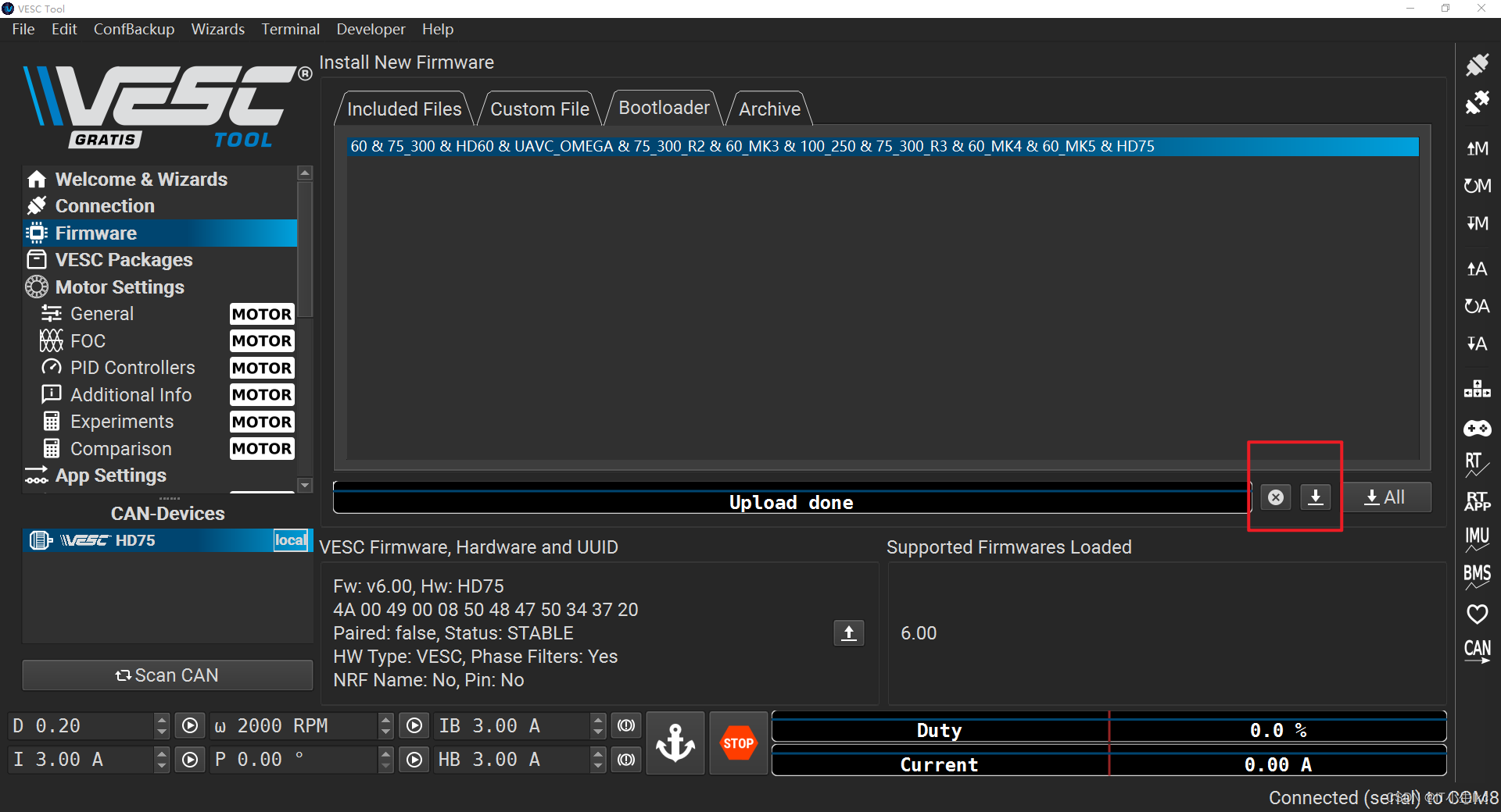 vesc更新程序_vesc固件太旧-CSDN博客