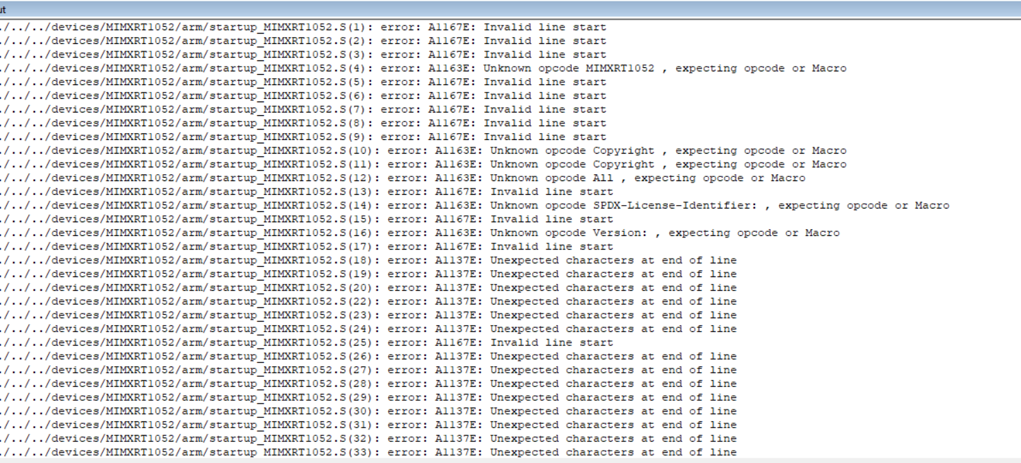 Mdk报错: Error A1167e Invalid Line Start 与error A1137e Unexpected Characters At End Of Line Csdn博客 2727