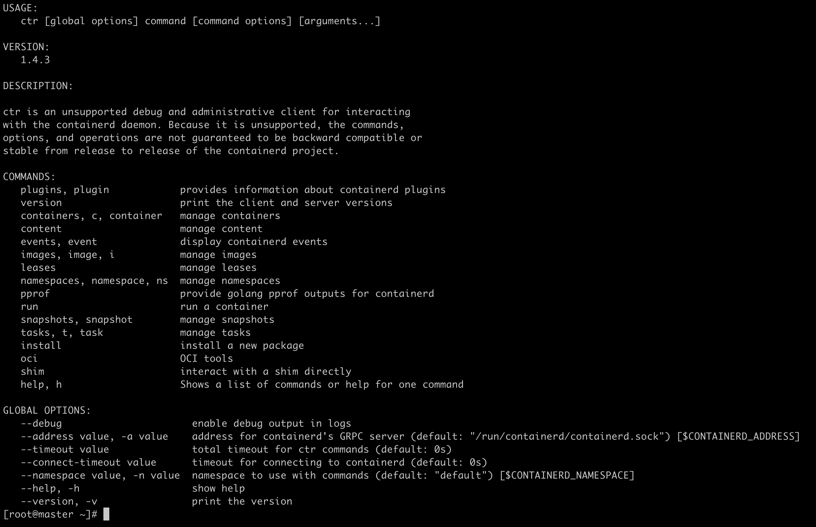 Containerd命令ctrcrictlcontained 命令 Csdn博客