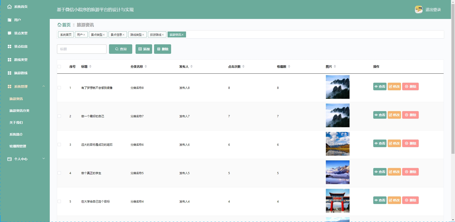 含文档ppt源码等 精品基于python实现的django微信小程序的旅游平台的设计与实现 Csdn博客