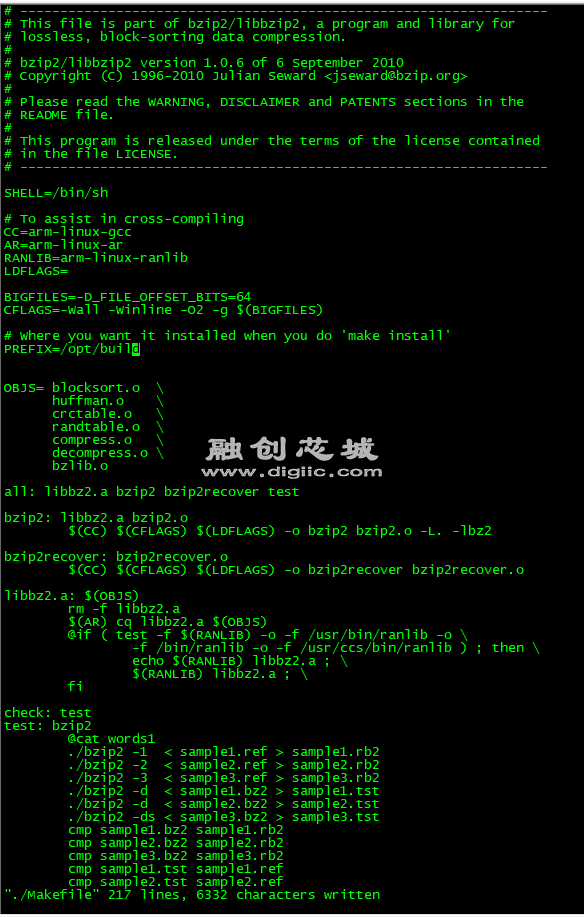 linux编译bzip2,ARM-LINUX常用库移植------bzip2-CSDN博客