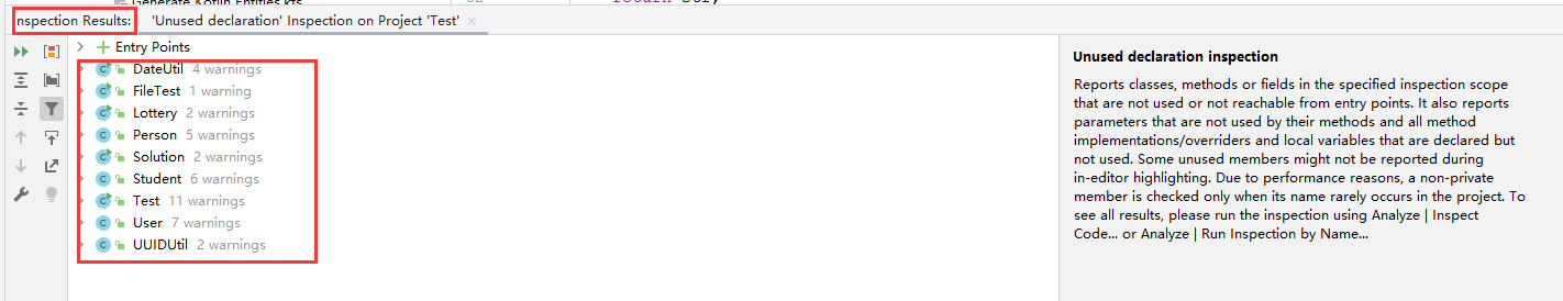 idea使用技巧之检查未使用的类、变量、方法_idea 未使用的类-CSDN博客