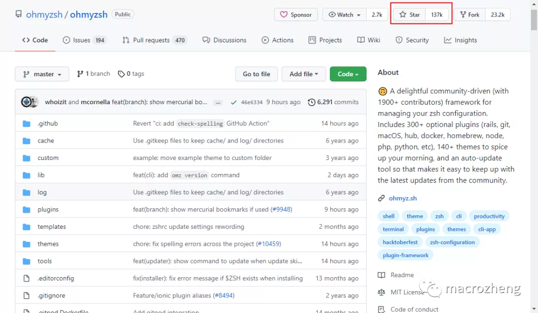 为啥人家的命令行终端如此炫酷？原来用了这款137K+Star的神器_zsh-history-substring-search-CSDN博客