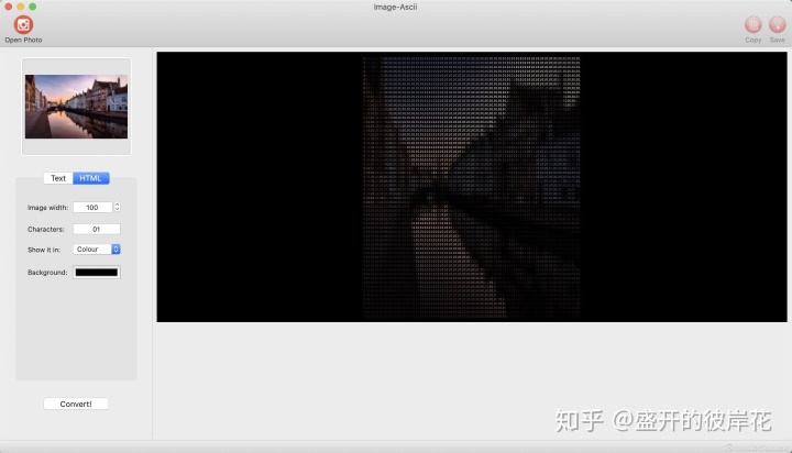 图片变ascii字符画程序设计image Ascii For Macascii字符画生成制作工具 Csdn博客