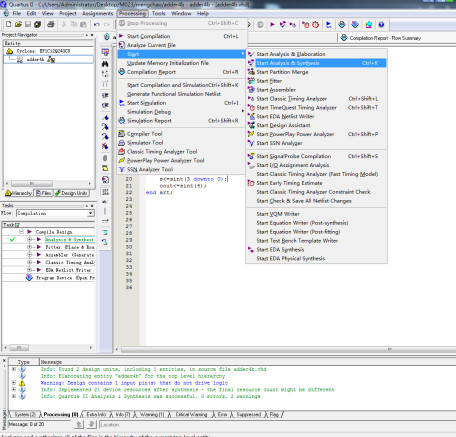 4位二进制加法器设计VHDL代码Quartus仿真_四位加法器vhdl程序仿真-CSDN博客