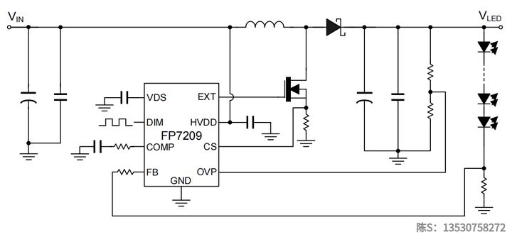 台灯升压完整方案：FP7209升压恒流芯片在台灯中的应用方案-CSDN博客
