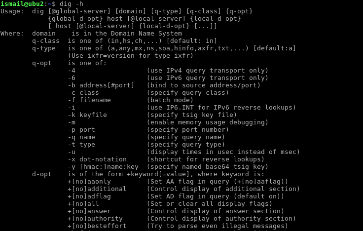 linux dig命令_带有示例Linux Dig命令教程-CSDN博客