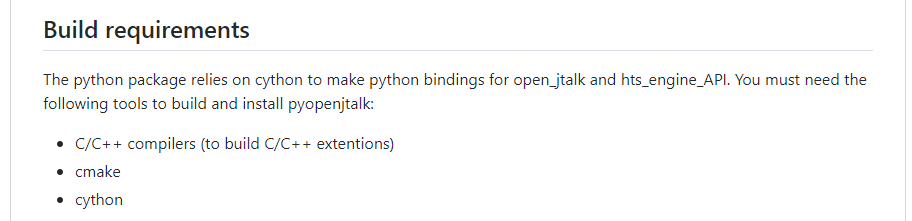 解决pyopenjtalk安装报错问题_pyopenjtalk安装出错-CSDN博客