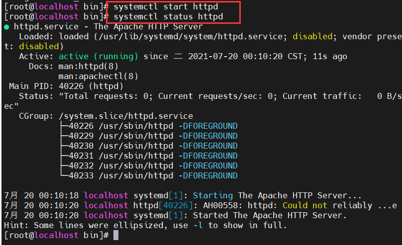 Linux（Centos7）搭建服务器（httpd）_怎么搭hppt协议服务器-CSDN博客