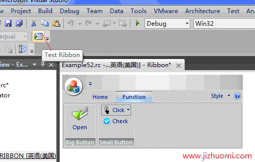 MFC---创建Ribbon样式、添加控件和为控件添加消息处理函数（Ribbon界面开发）-CSDN博客