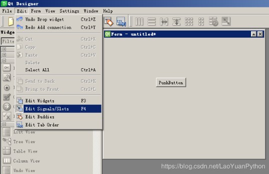 python qtdesigner 槽_第15.16节 PyQt(Python+Qt)入门学习：PyQt中的信号（signal）和槽（slot ...
