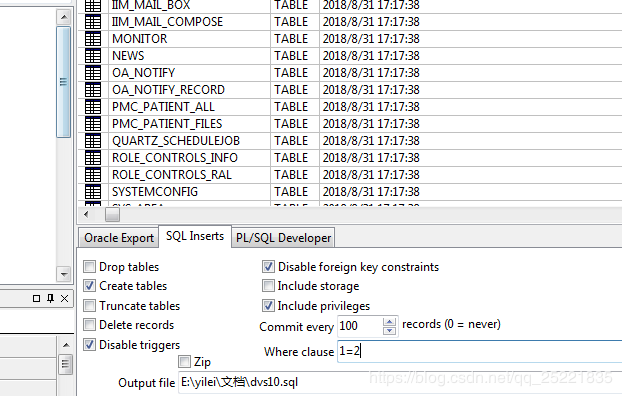 Plsql导出导入 表结构、表数据、存储过程等plsql导出建表语句sql Csdn博客