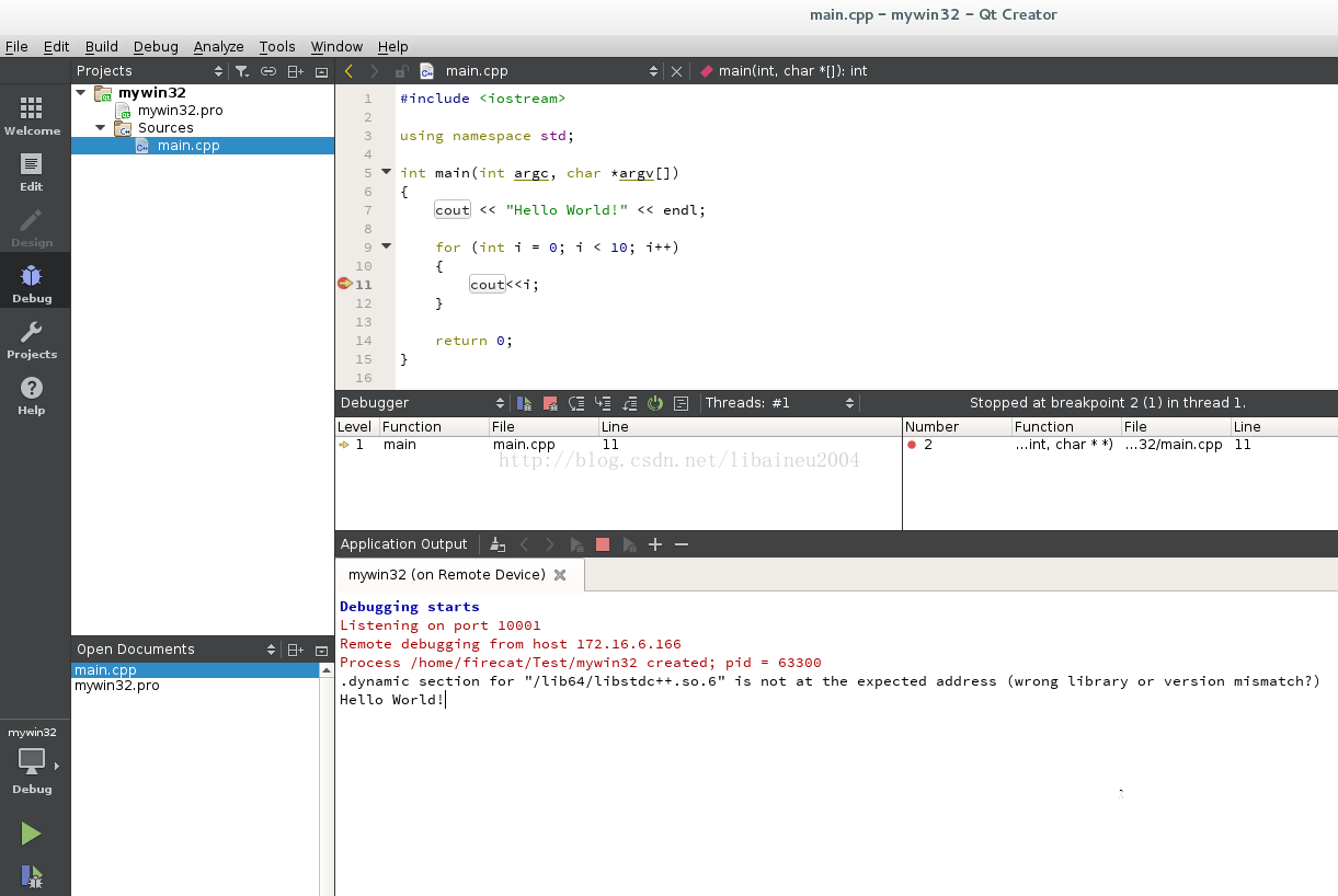 windows下qt远程调试linux,使用Qt Creator进行linux远程调试_weixin_39817391的博客-CSDN博客