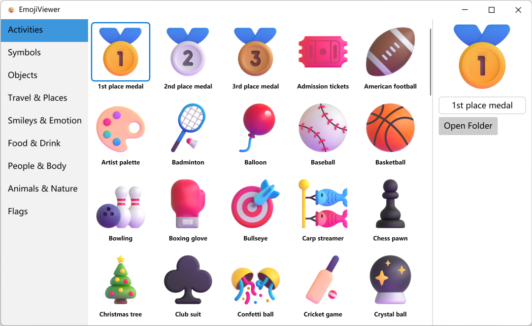 C# +WPF 开发一个查看 Emoji 表情软件_c# emoji-CSDN博客