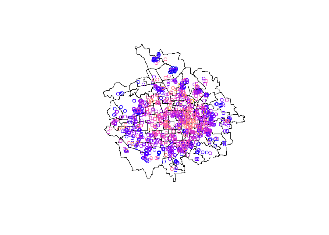 Gstat 空间插值(一)——反距离权重插值;使用ggplot2绘制地图 Csdn博客