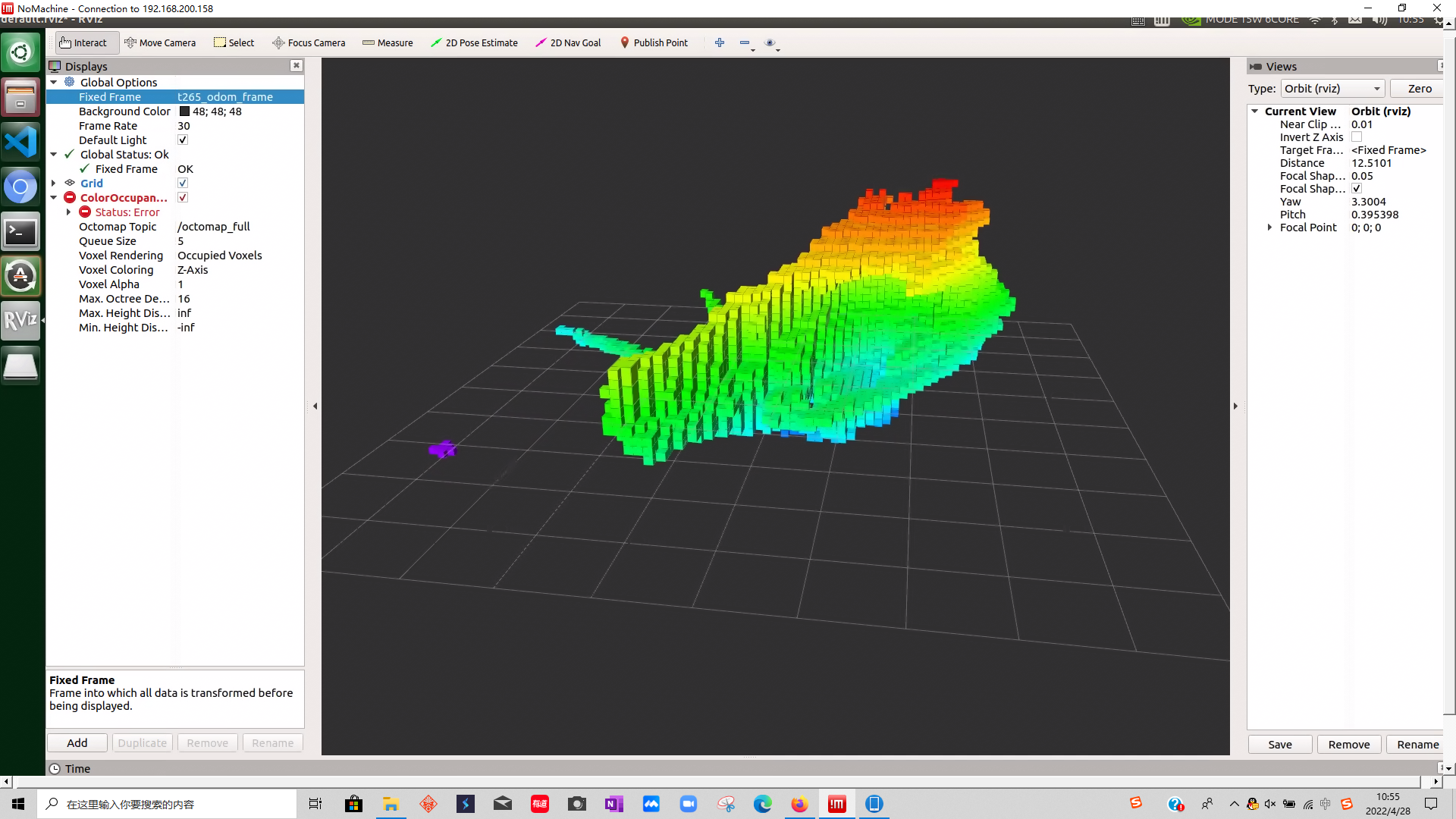 自己实现一下基于T265+D435i的octomap建图20220515_d435+t265在线构建三维局部栅格地图-CSDN博客