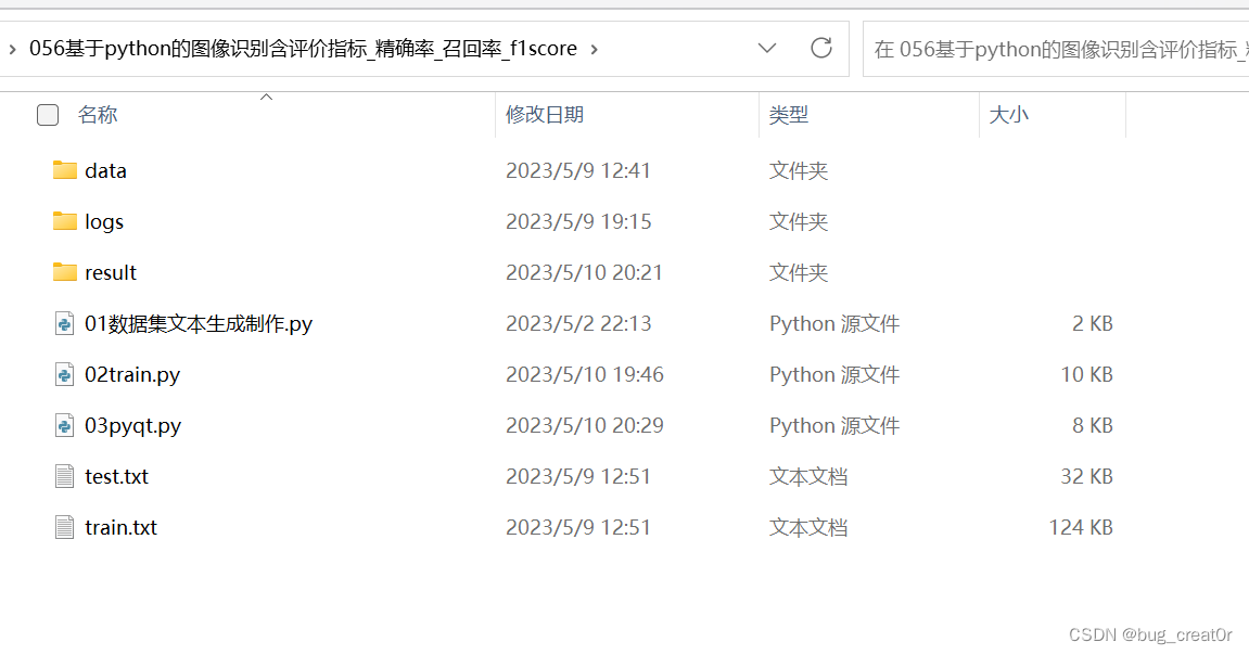056基于python的图像识别含评价指标精确率召回率f1scorepython计算卷积神经网络的f1 精确度 召回率 Csdn博客