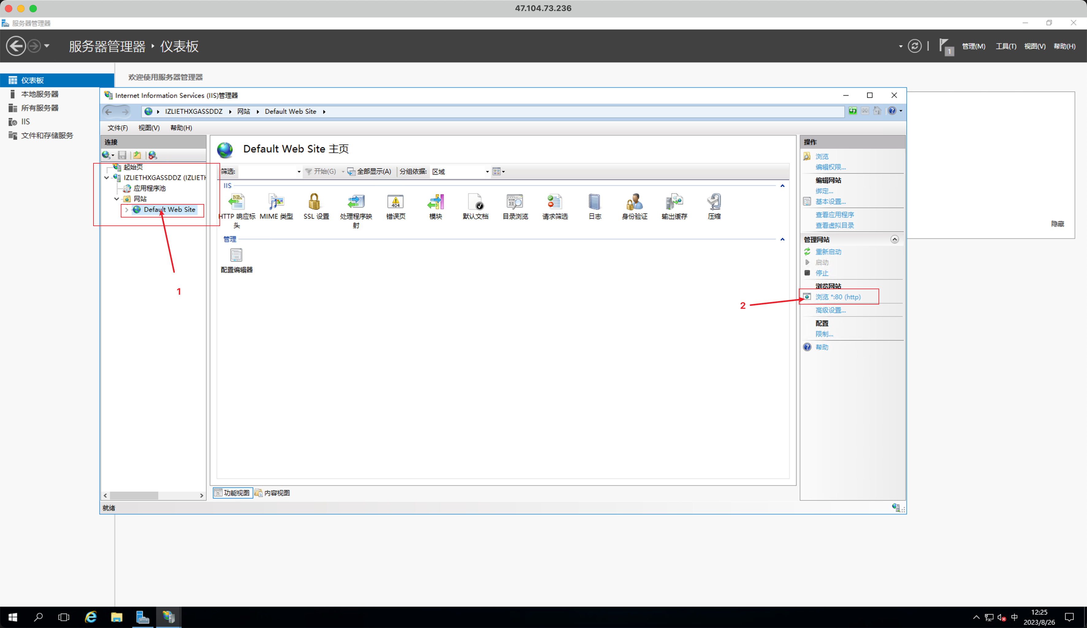 ASP.NET Core WebApi 在WindowsServer2016版的部署安装教程（保姆级教程-多图预警-内网级）_server2016版怎么开启asp.-CSDN博客