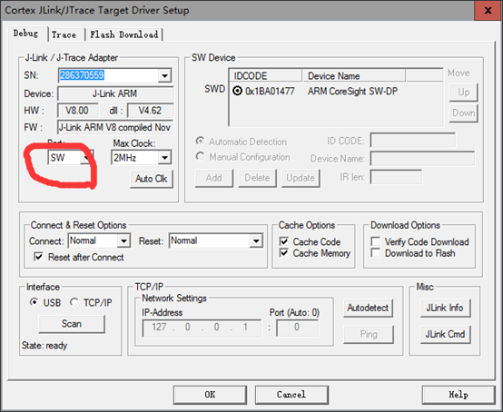 no cortex-m sw device found 问题解决-CSDN博客