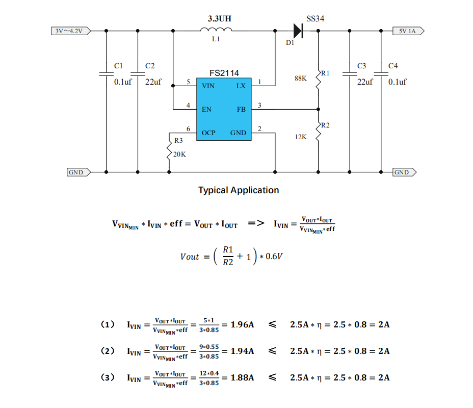 FS2114升压芯片——5V转12V、-12V仿真与实物制作_2114芯片引脚图-CSDN博客