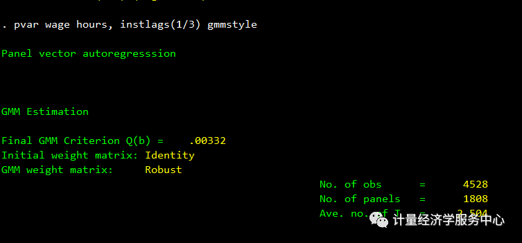 stata面板数据gmm回归_Stata：面板向量自回归教程_李凤台的博客-CSDN博客