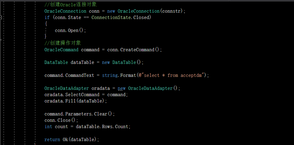 Webapi 连接oraclenet Core Api使用odpnet操作oracle数据库 Csdn博客