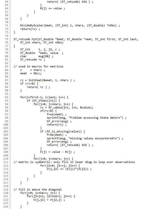stata语言是用C语言开发,在Stata中编写估计命令：编写C语言插件_杨中依的博客-CSDN博客