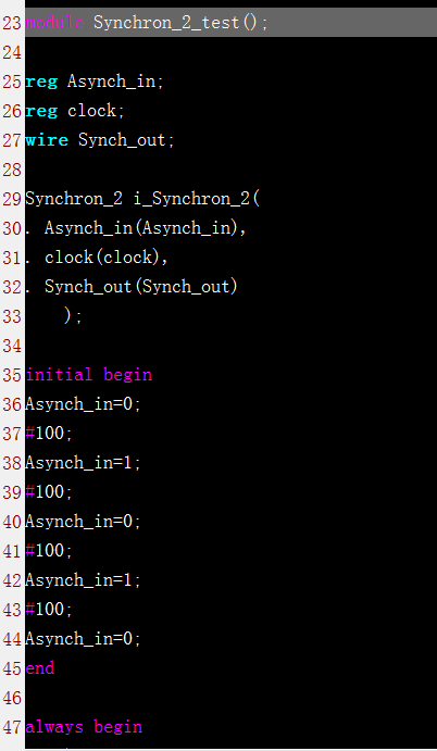 三种同步器电路设计verilog代码vivado仿真同步器verilog代码 Csdn博客