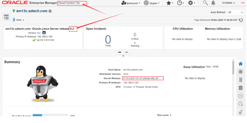 在Oracle Linux/RHEL 9.2 安装 Oracle 19c+ EM13c_oracle emcc 下载-CSDN博客