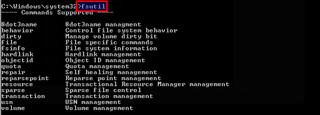  Fsutil Windows Whcsrl 