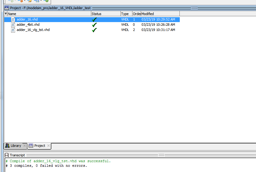 16位加法器设计VHDL代码modelsim仿真_本次任务需要使用vhdl语言编写一个16位超前进位加法器,顶层模块的名字为adder.vhd-CSDN博客