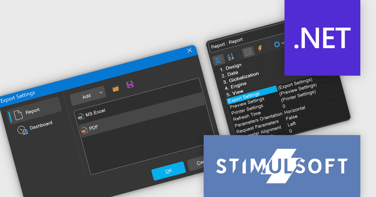在报告模板中轻松配置导出 Stimulsoft Reportsnet 202441stimulsoft Exportsettings Csdn博客 