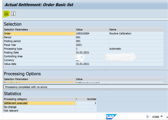 SAP PM 入门系列16 - KO88对维护工单做结算_ko88 内部订单结算-CSDN博客
