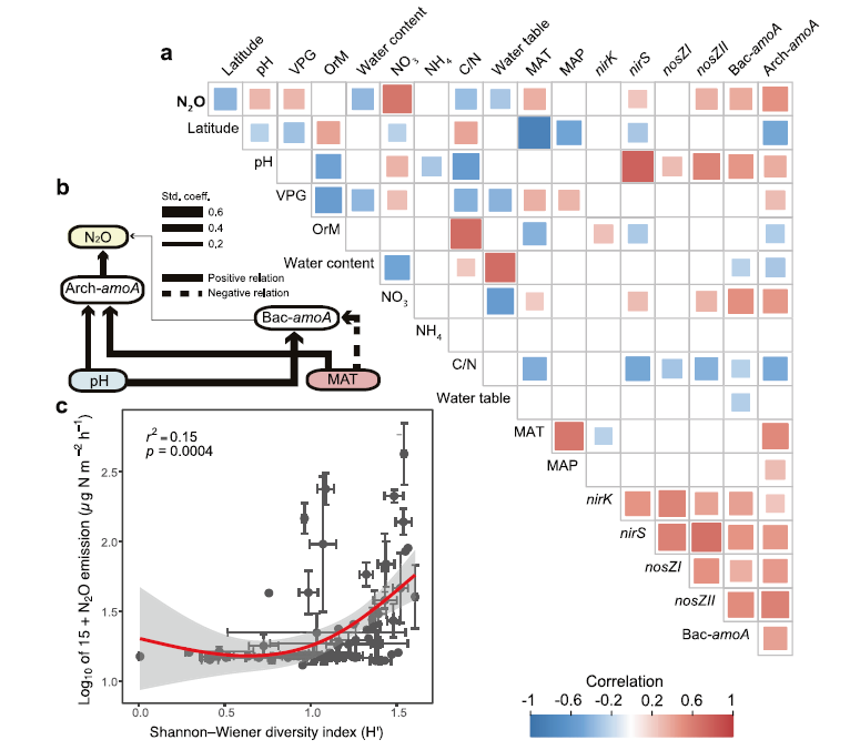 NC | 土壤微生物组的结构和功能揭示全球湿地N2O释放-CSDN博客