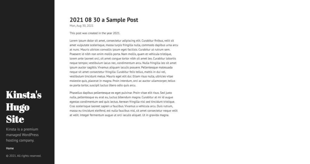 实例讲解如何使用Hugo框架搭建静态网站_hugo静态网站-CSDN博客