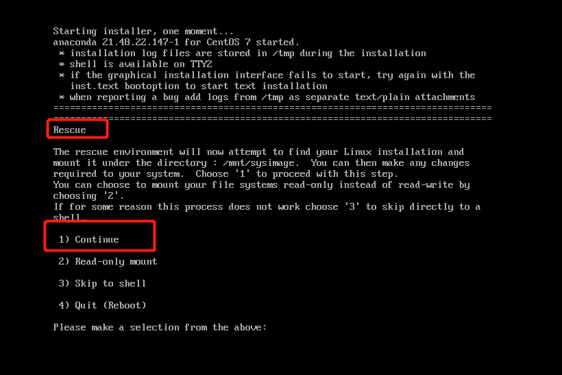 Linux----如何从光盘进入系统的救援模式_用linux系统光盘修复系统-CSDN博客