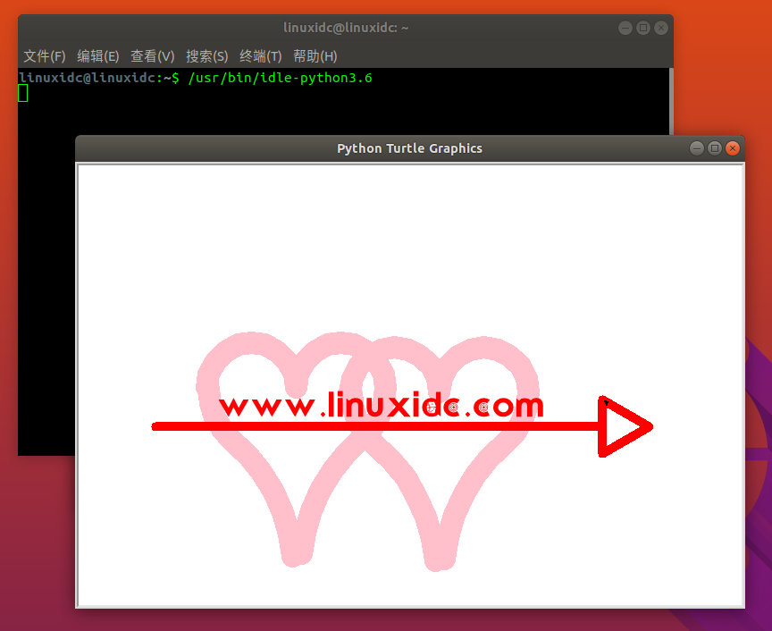 Python 画心python用turtle画爱心丘比特之剑 Csdn博客