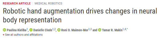 震撼！Science：“第三手指”可增强人体功能_robotic hand augmentation-CSDN博客