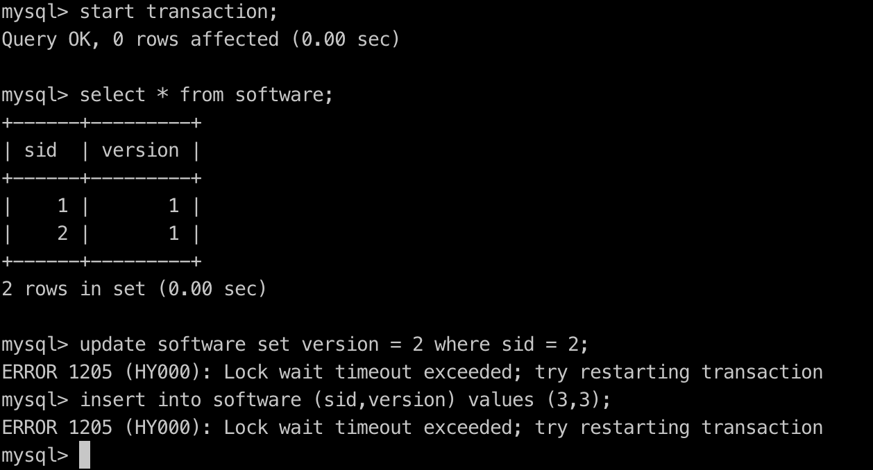 Mysql序列化mysql Serializable 序列化隔离级别 串行化实例场景 Csdn博客