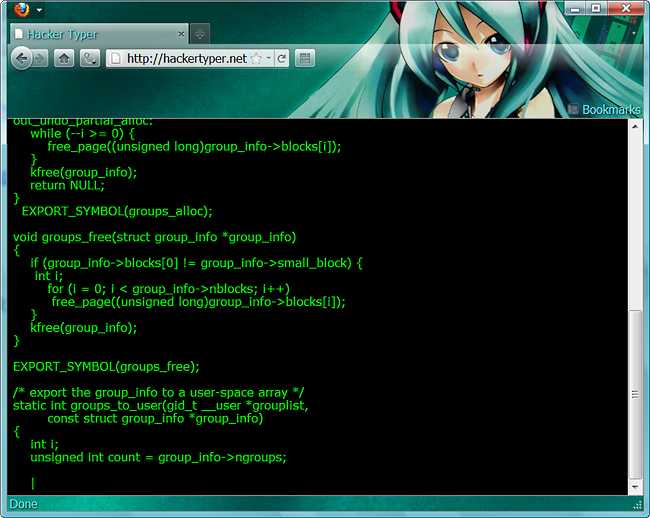 使用Hacker Typer像黑客一样开心打字[极客乐趣]-CSDN博客