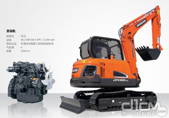 wajueji.php,独家解析：为什么说斗山DX55-9C是5吨小挖掘机中的新机皇