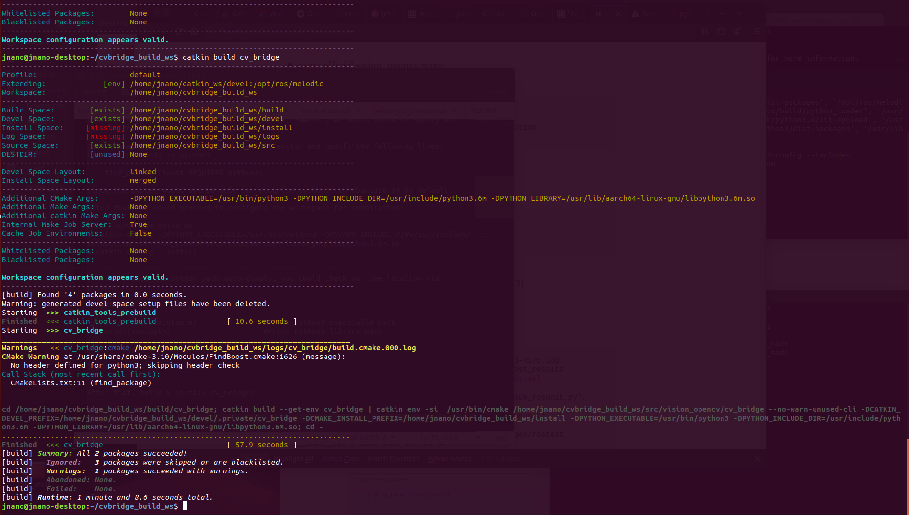 ROS CV_Bridge编译_error: option --install-layout not recognized-CSDN博客