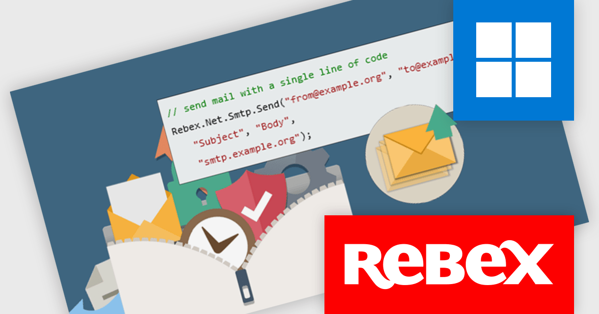 简化使用SMTP发送电子邮件的过程-Rebex SMTP-CSDN博客