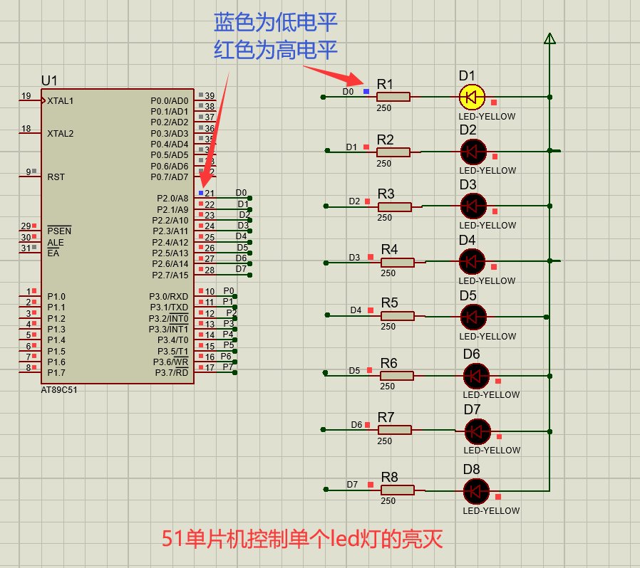 51单片机控制单个led灯的亮灭 单片机灯亮一秒熄两秒代码keil Csdn博客